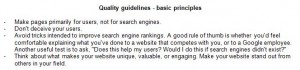 Google Quality Guidelines - SponsoredLinX